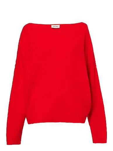 American Vintage Damsville Wool-blend Jumper - Strawberry