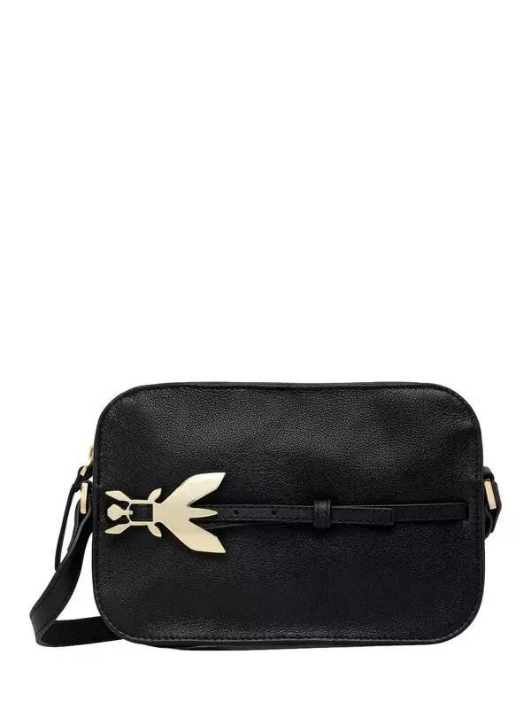 Patrizia Pepe Logo Cross Body Bag - Black