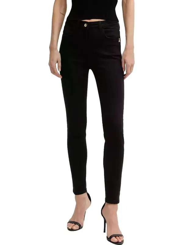 Patrizia Pepe Buttoned Jeans - Black