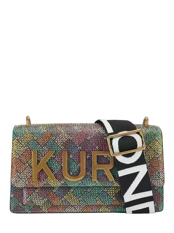 Kurt Geiger Logo Cross Body Bag - Green