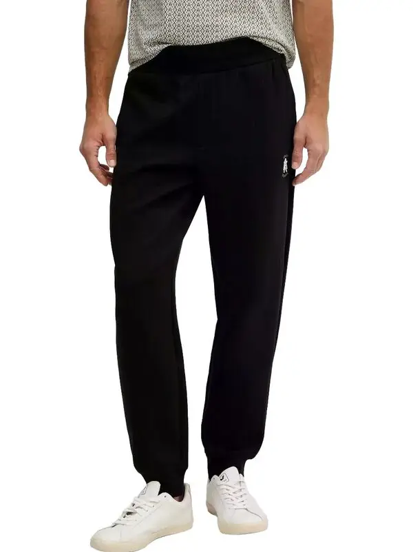 Armani Exchange Logo-embroidery Track Pants - Black
