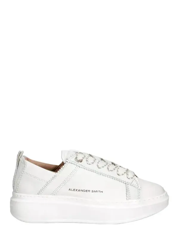ALEXANDER SMITH Wembley Laced Sneakers - White
