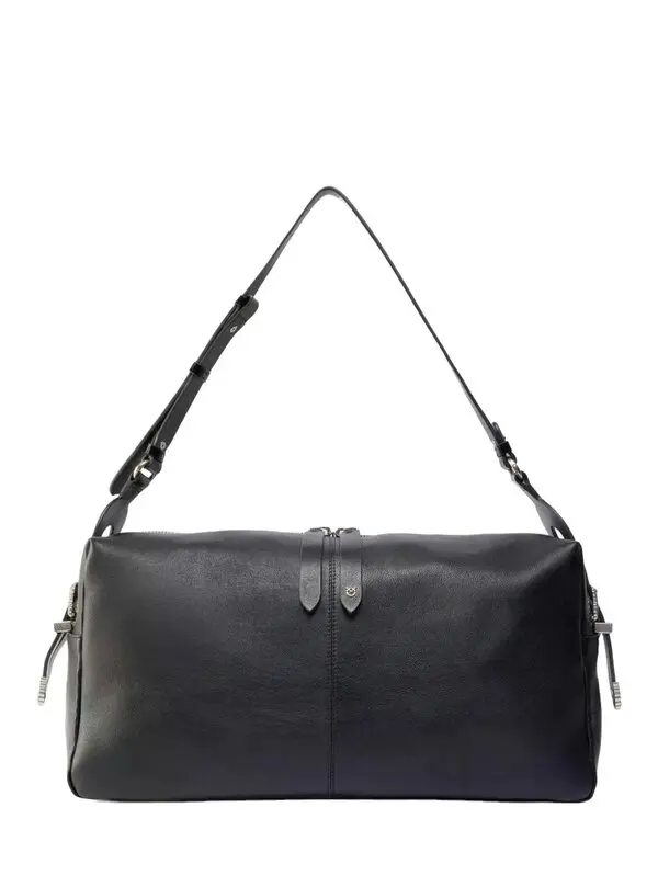Pinko Top-zip Leather Shoulder Bag - Black
