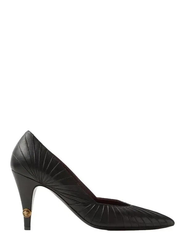 Versace Leather Pumps - Black