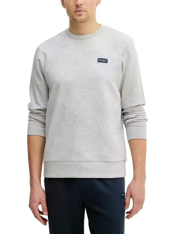 HACKETT Logo-patch Sweatshirt - Grey