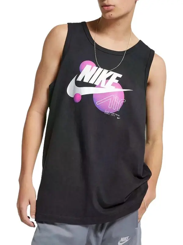 Nike Air-logo Sleeveless Tank Top - Black