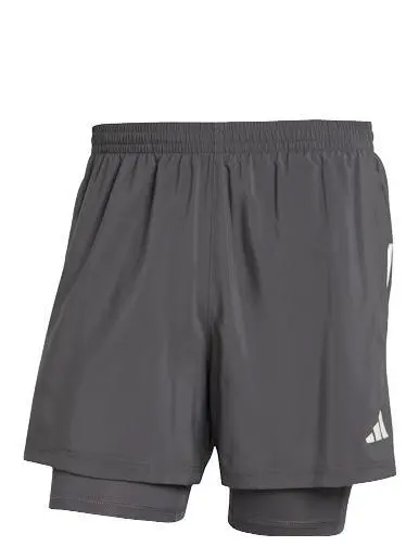 Adidas Own The Run Climacool 2in1 5pocket Shorts - Grey Six