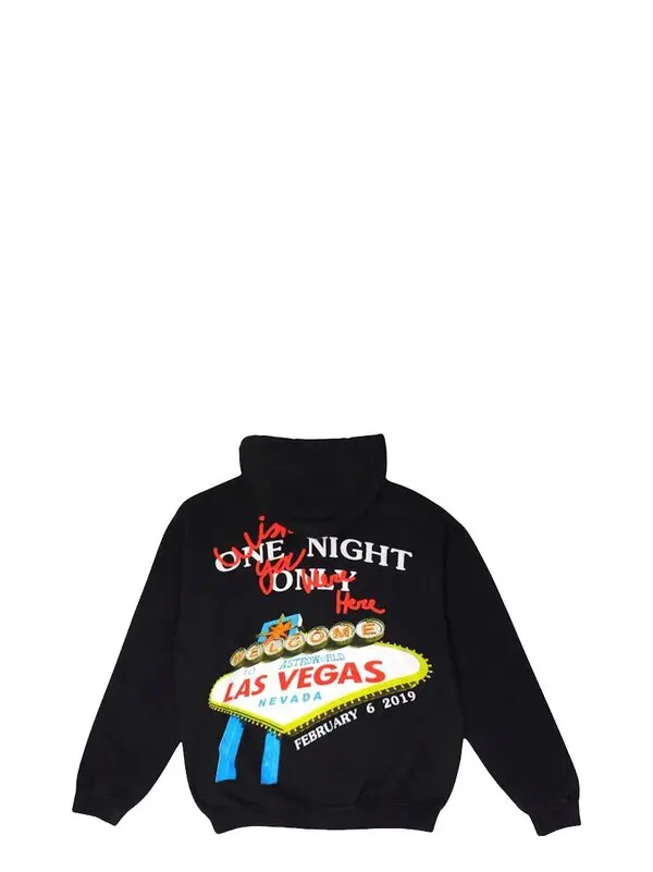 TRAVIS SCOTT Las Vegas Exclusive One Night Only Hoodie - Black