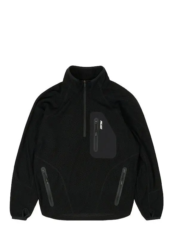PALACE Run/2 Zip Thermal Track Jacket - Black