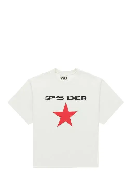 SP5DER Five Point T-shirt - White
