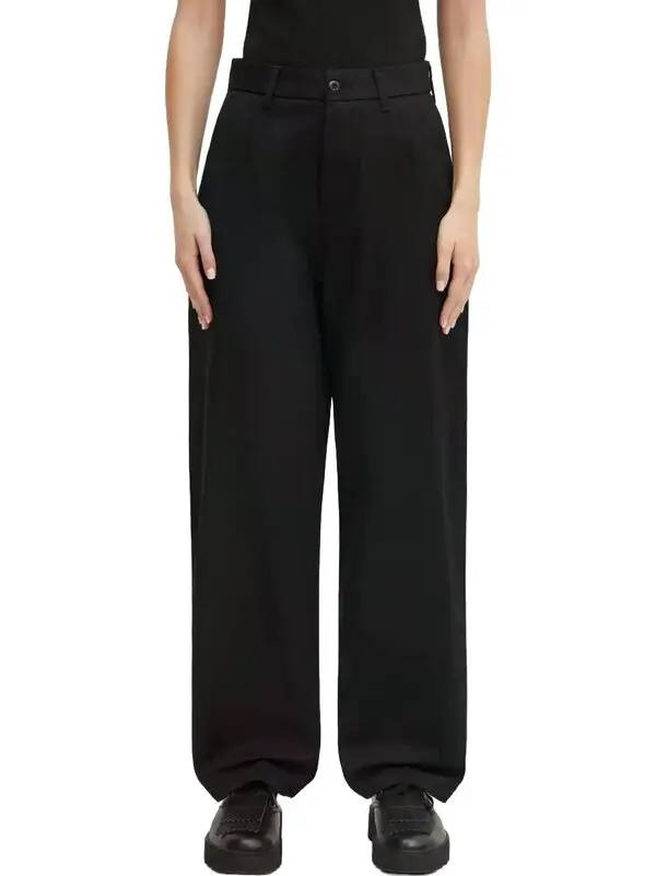 Carhartt Work In Progress Logo-patch Trousers - Black