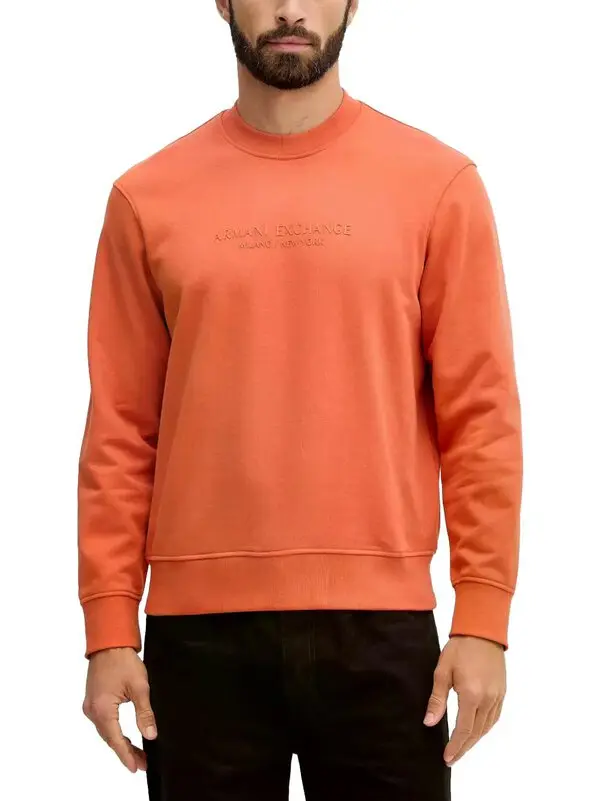 Armani Exchange Logo-detail Sweatshirt - Orange