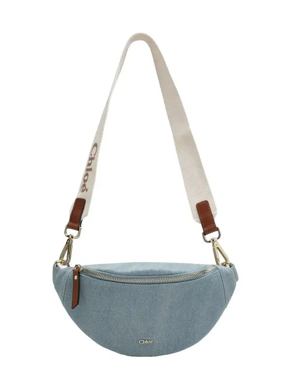 Chloé Denim Belt Bag - Blue