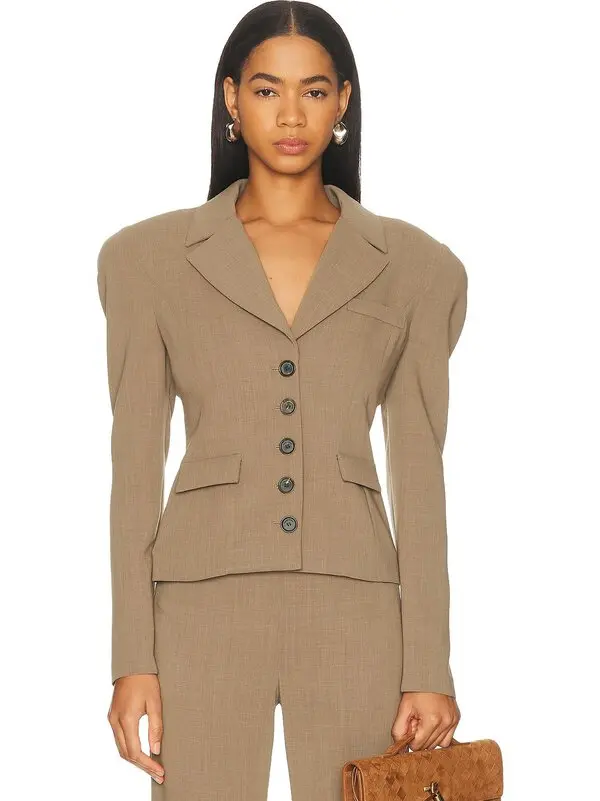 Magda Butrym Tailored Blazer - Beige