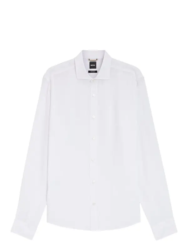 BOSS Linen Regular-fit Shirt - White