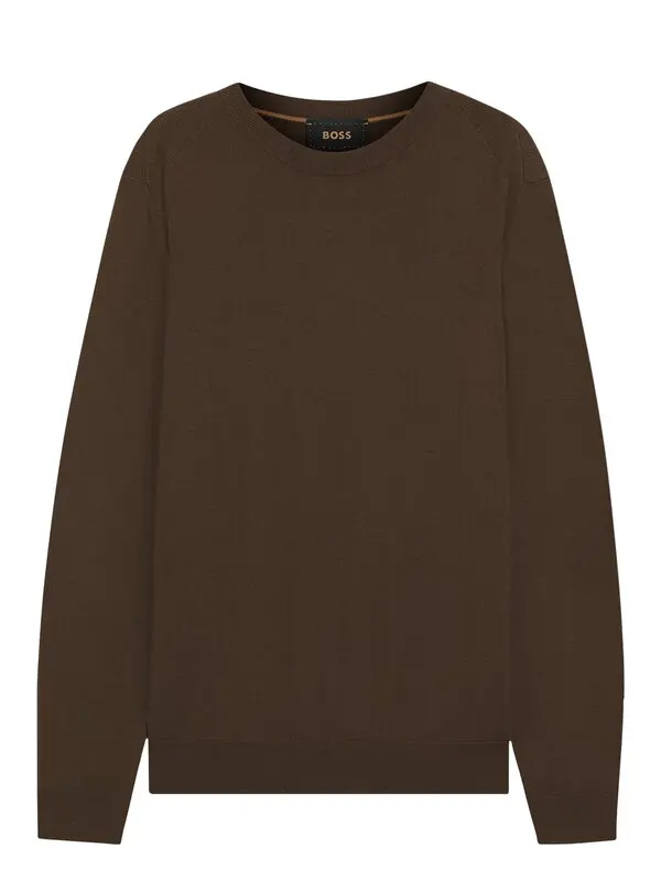 BOSS Wool, Silk, And Cashmere Sweater - Green