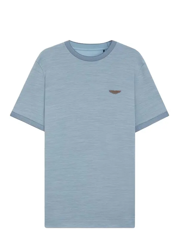 BOSS X Aston Martin Cotton-wool T-shirt - Blue