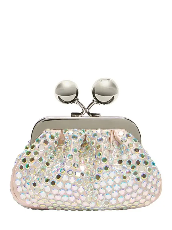 Max Mara Mini Embellished Pasticcino Clutch - Pink