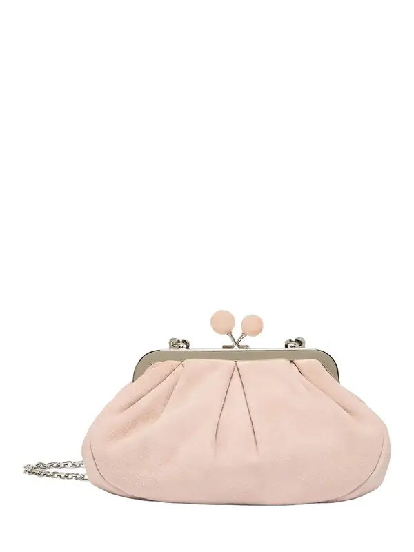 Max Mara Suede Pasticcino Clutch - Pink
