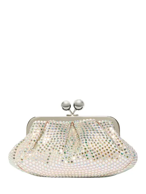 Max Mara Embellished Pasticcino Clutch - Pink
