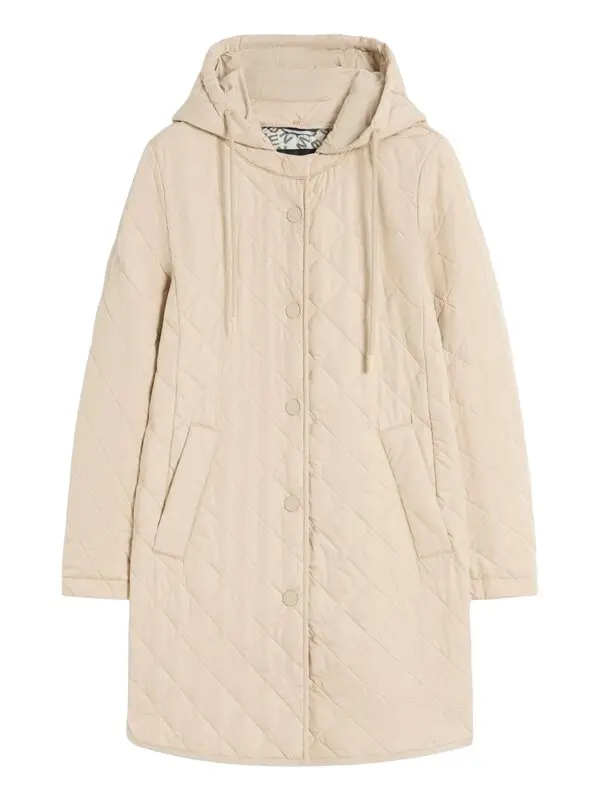 Max Mara Water-repellent Quilted Parka - Beige