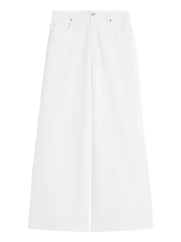 Max Mara Wide-leg Jeans - White