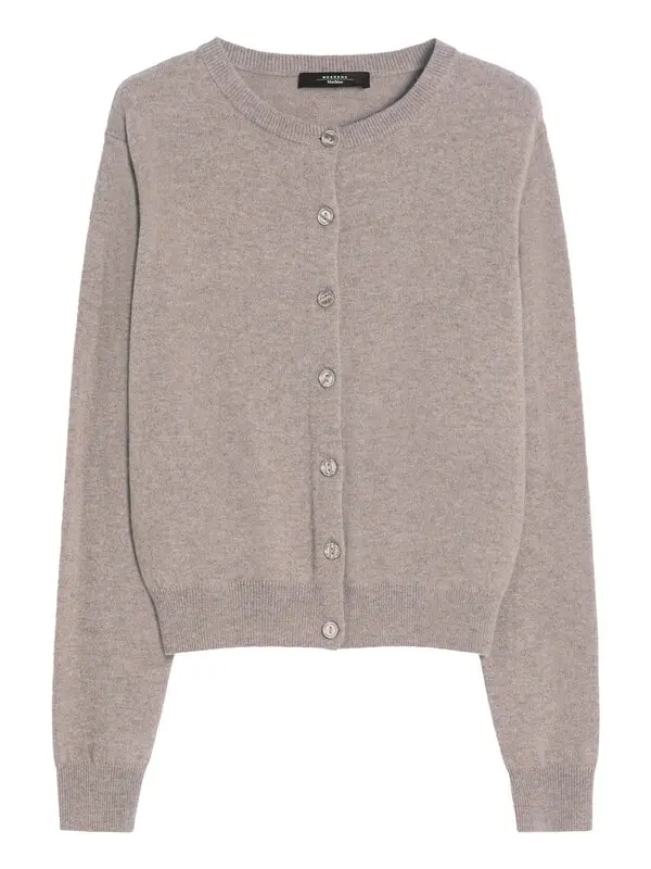 Max Mara Wool-cashmere Cardigan - Beige