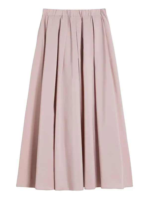 Max Mara Taffeta Maxi Skirt - Pink