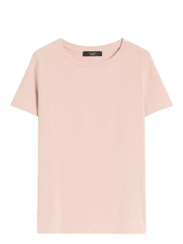 Max Mara Stretch-cotton T-shirt - Pink