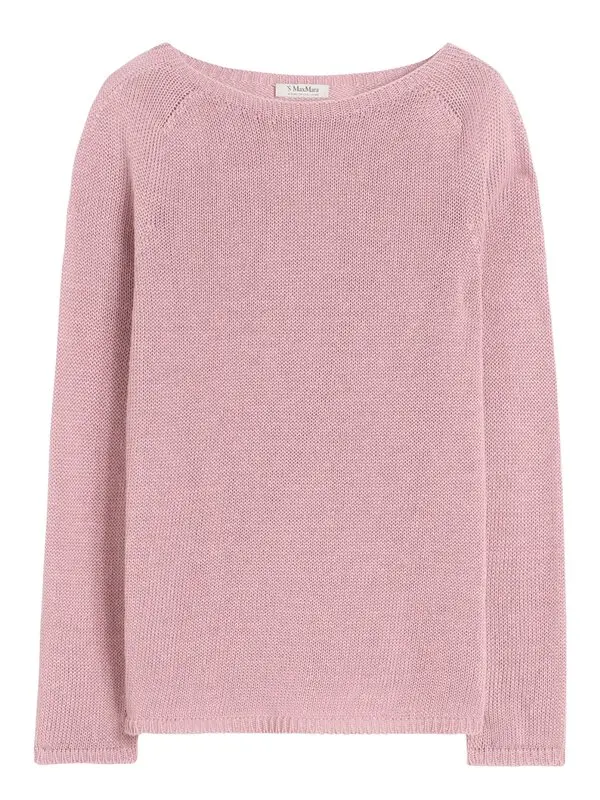 Max Mara Linen Giolino Sweater - Pink