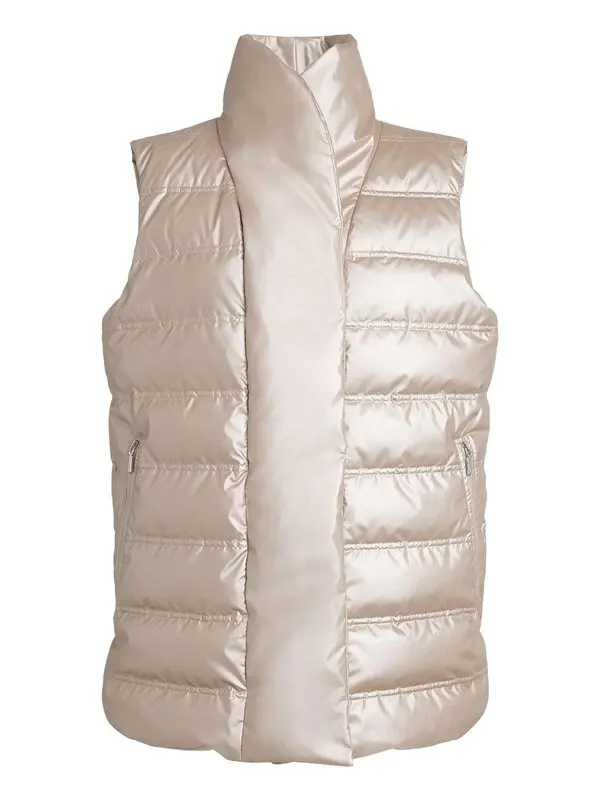 Lafayette 148 New York Down Reversible Gilet - Grey