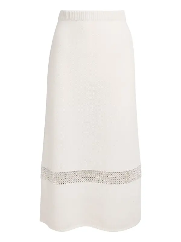 Fabiana Filippi Midi Skirt - White