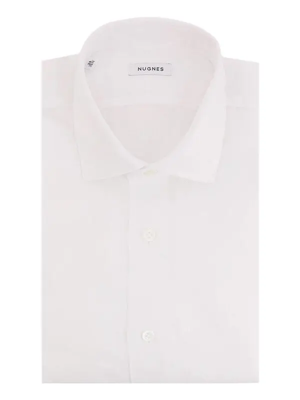 NUGNES 1920 Linen Shirt - White