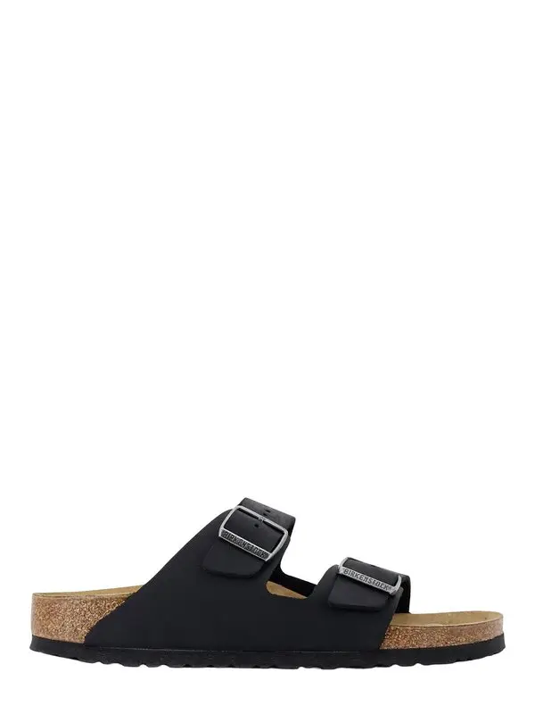 BIRKENSTOCK Arizona Leather Sandals - Black