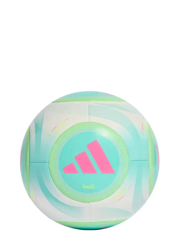 Adidas Messi Club Ball - White / Flash Aqua / Halo Mint / Lucid Pink