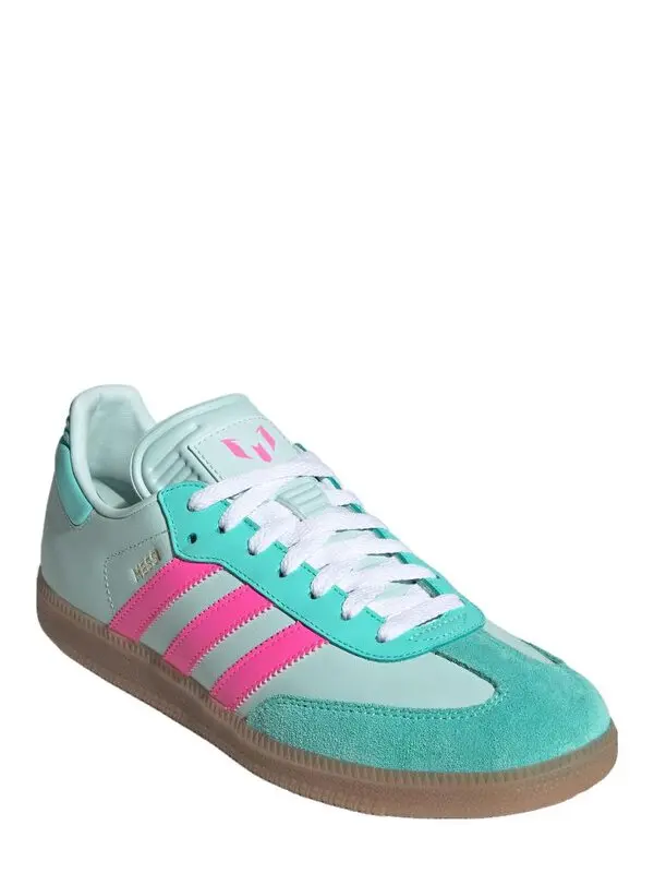 Adidas Samba Messi Shoes - Halo Mint / Lucid Pink / Gum
