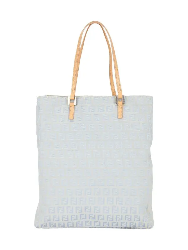 Fendi Zucchino Tote - Blue