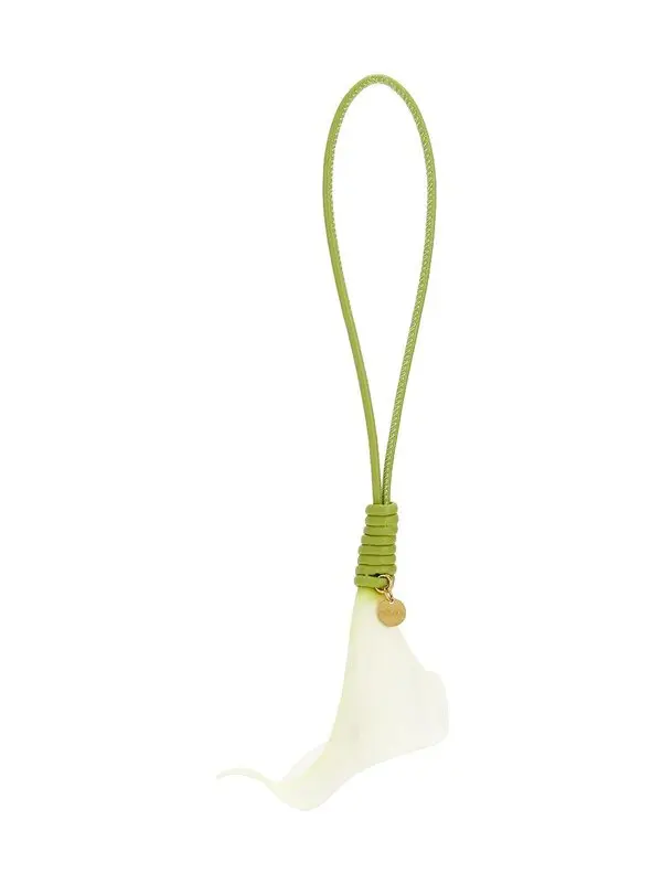 Cult Gaia Calla Bag Charm - White