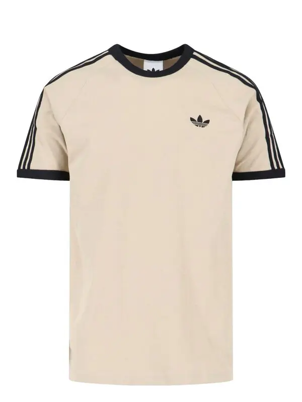 Adidas 3 Stripes' T-shirt - Beige