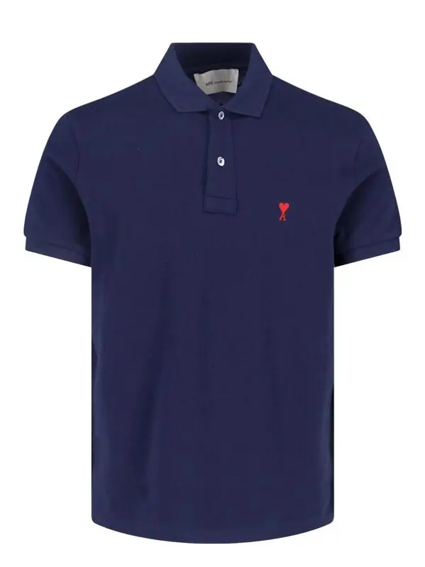 AMI Paris Polo " De Caur - Blue