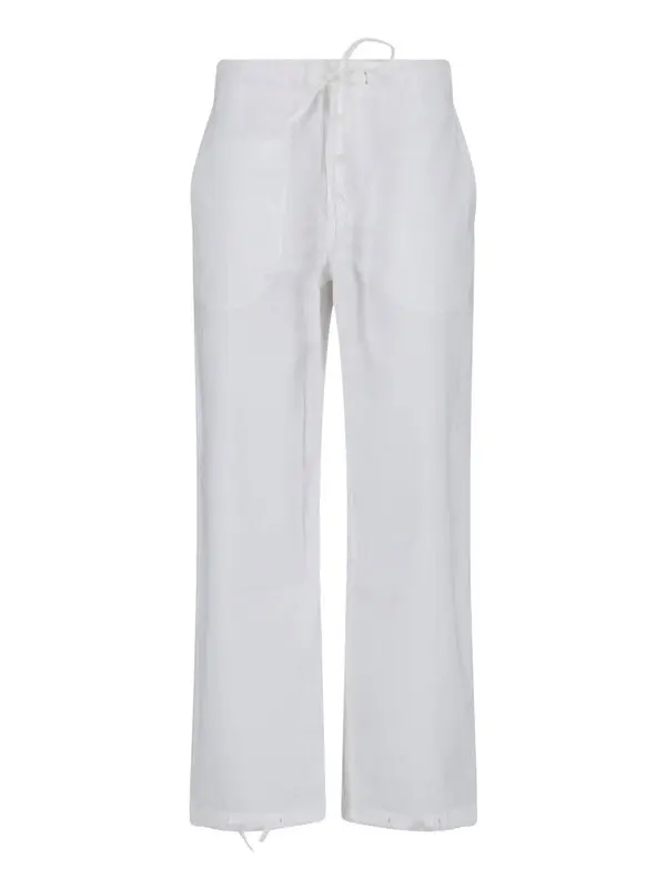 Victoria Beckham Poplin Pants - White