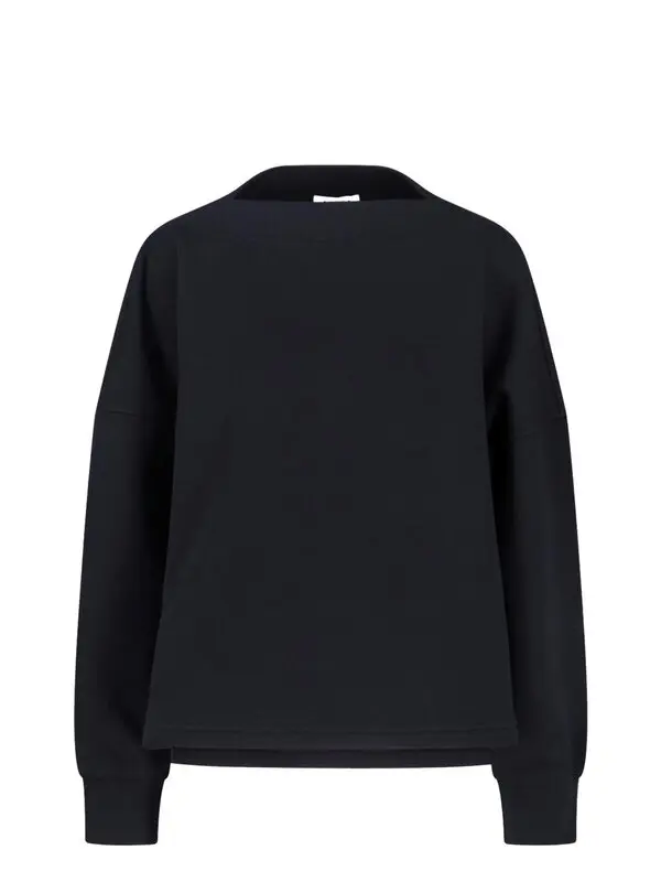 Alaïa Cotton Sweatshirt - Black