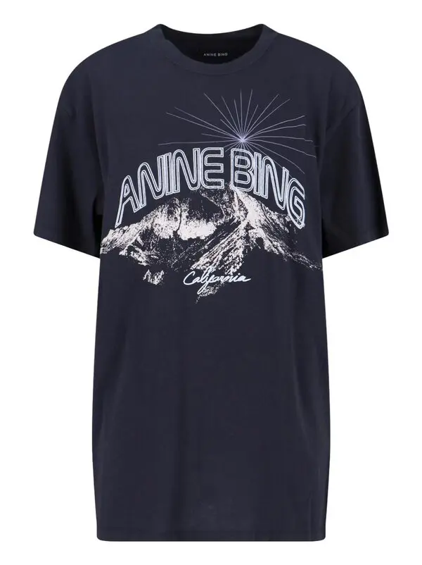 ANINE BING California T-shirt - Black