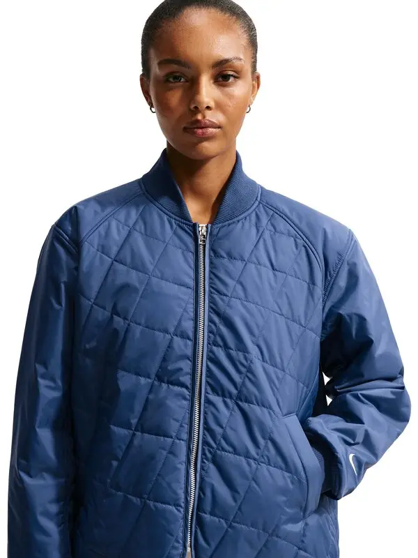 Nike Sportswear Loose Quilted Jacket - Blue