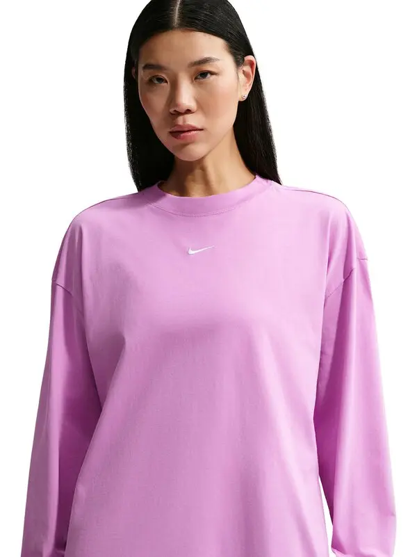 Nike Sportswear Oversized Long-sleeve T-shirt - Purple