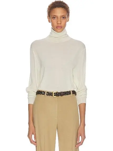 THE ROW Nabari Cashmere Turtleneck - Ivory