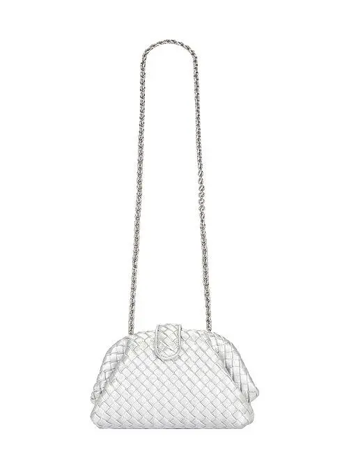 Bottega Veneta Small Lauren 1980 Bag - Silver