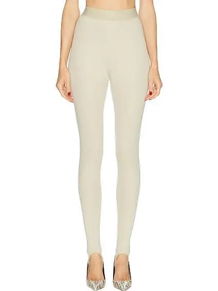 Wardrobe.NYC Opaque Stirrup Legging - Ash