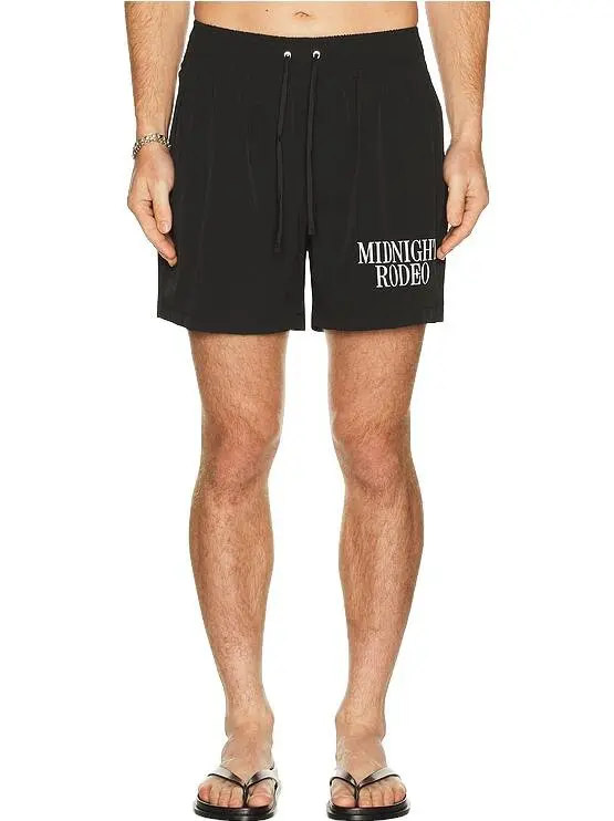 MIDNIGHT RODEO Mr Swim Short - Black