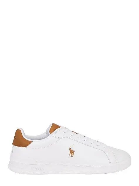 Polo Ralph Lauren Low Top Sneaker - White & Tan